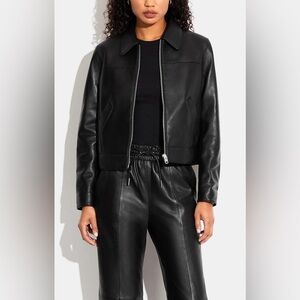 Coach | Jackets & Coats | Coach Leather Jacket Xs | Poshmark